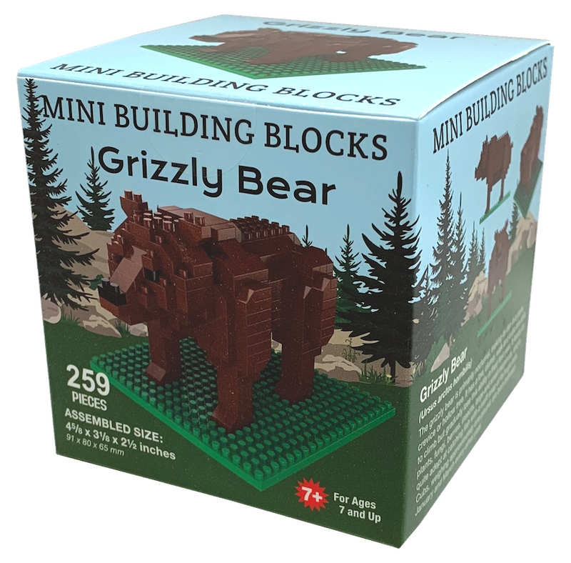 Grizzly Bear Mini Building Blocks